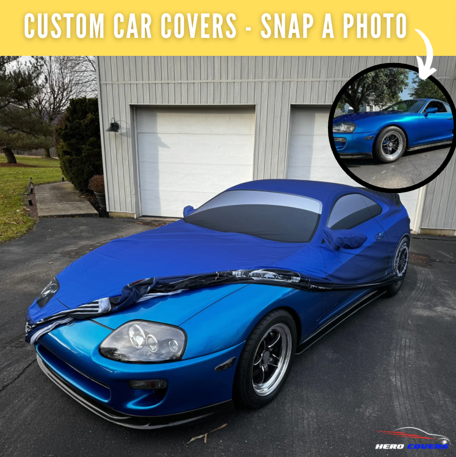 Personalized Supra Car Covers - Custom Realistic Design, Fits Like a G ...