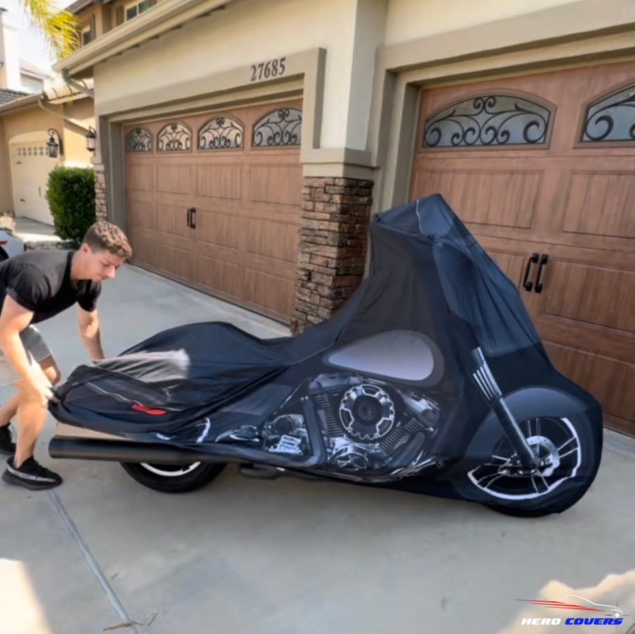 Personalized Motorcycle Cover | 3D Motorcycle Cover | HeroCovers.com ...