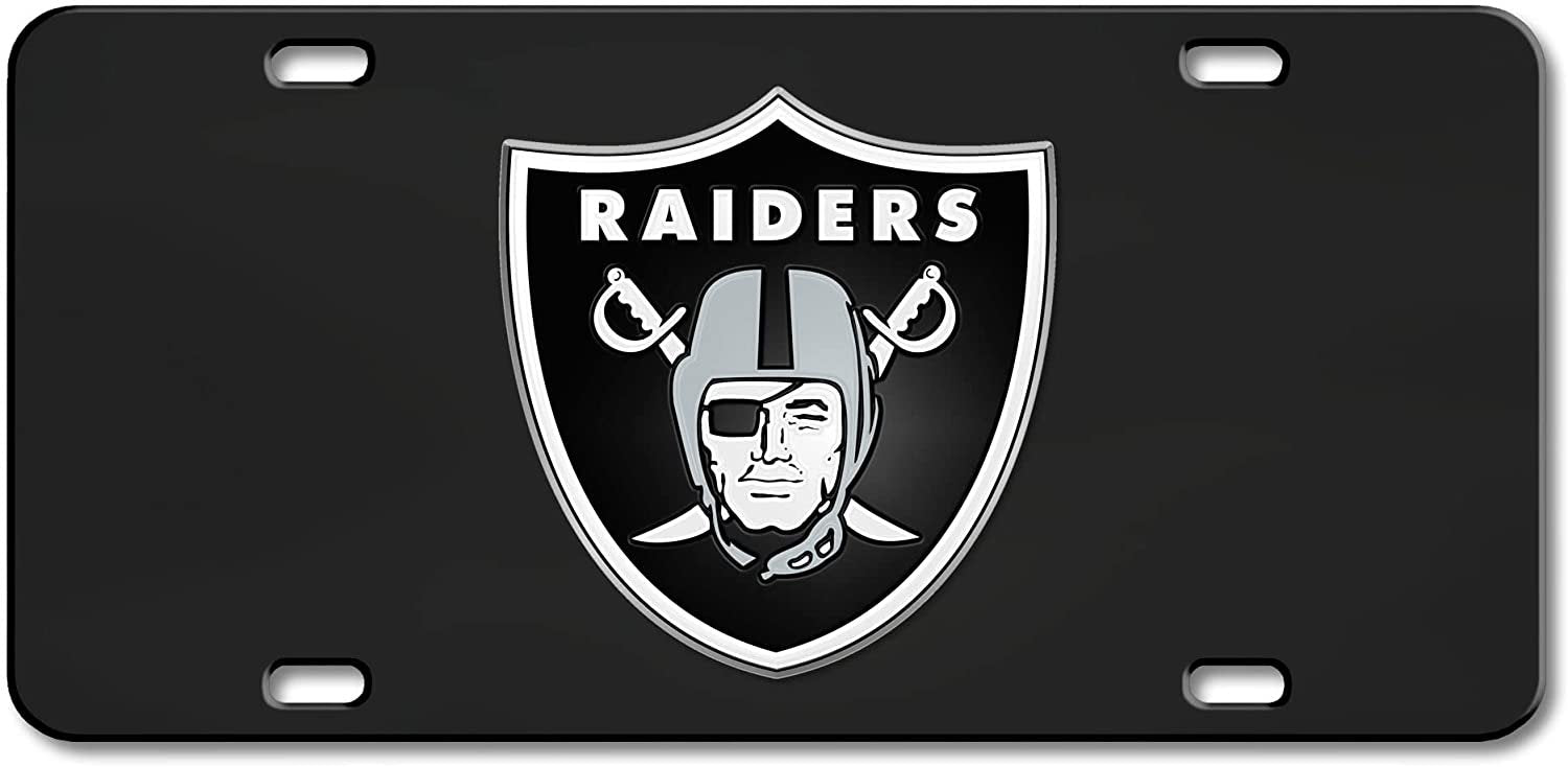 Las Vegas Raiders License Plate Tag, Premium Stainless Steel Diecast ...
