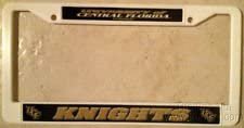 University of Central Florida UCF Knights White Plastic License Plate ...